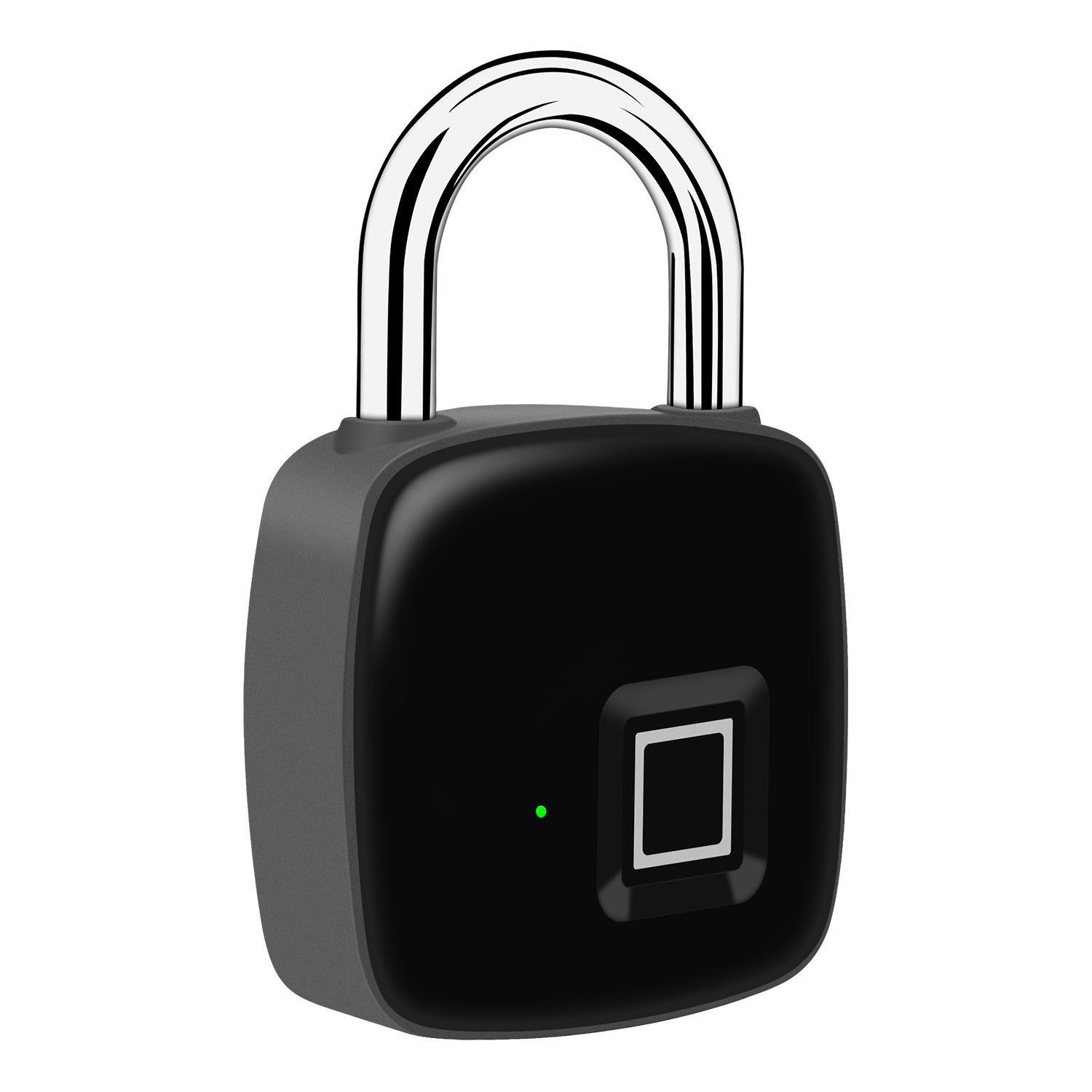 APP Biometric Waterproof Locks Bluetooth Fingerprint PadLock For Doors ...