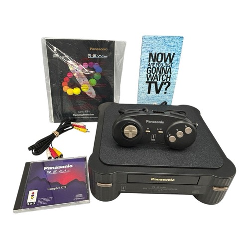 Panasonic FZ-1 REAL 3DO Black Console In Box Tested & Works - Excellent ...
