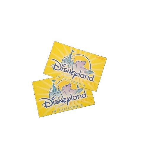 DISNEYLAND RESORT Vintage Entrance Tickets | eBay