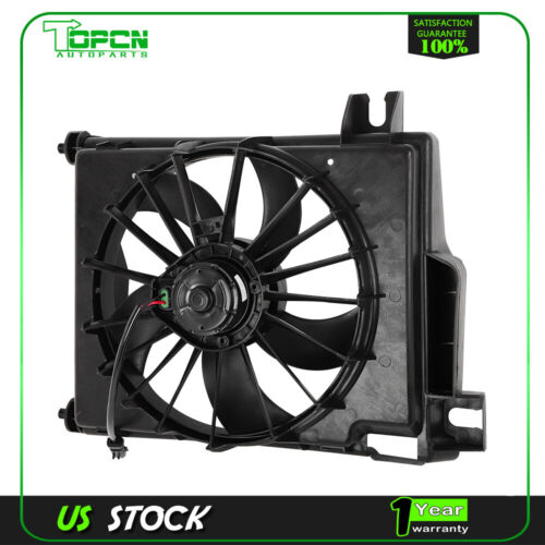 A/C Condenser Cooling Fan Assembly For 2002 2003 2004 2005-2008 Dodge ...