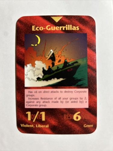 Illuminati New World Order INWO Limited Card Game NWO Common Eco ...