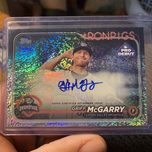 Griff McGarry 2024 Topps Pro Debut Speckle Foil Auto /199 #PD-16 | eBay