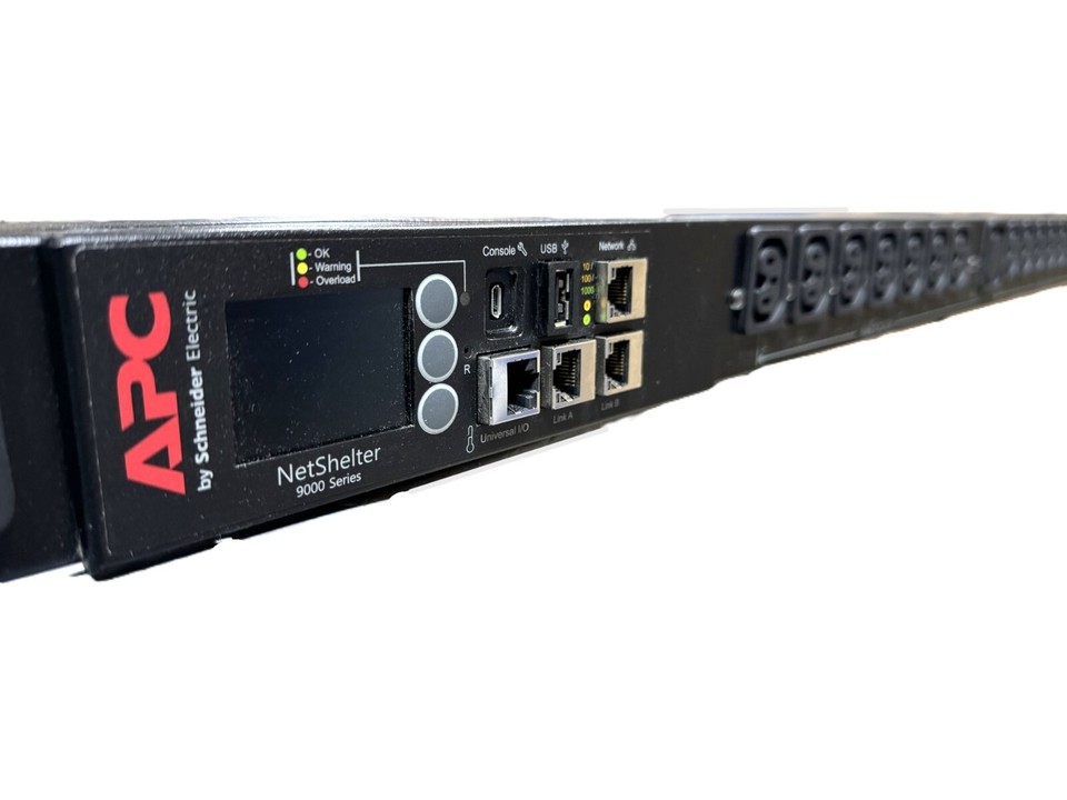 APC APDU9965 Rack PDU 9000 Switched 208V NEMA L21-30P 30A 731304356325 ...