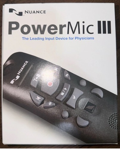 Nuance Communications 0POWM3N9-E01 Nuance PowerMic III Microphone Mono ...