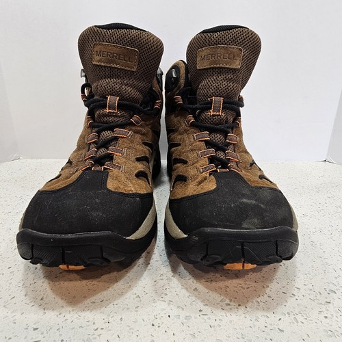 Merrell Reflex 4 Mens Size 14 Mid Waterproof Hiking Boots Shoes Brown ...