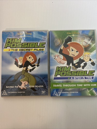 Kim Possible X2 A Stitch In Time + The Secret Files - Walt Disney Dvds ...