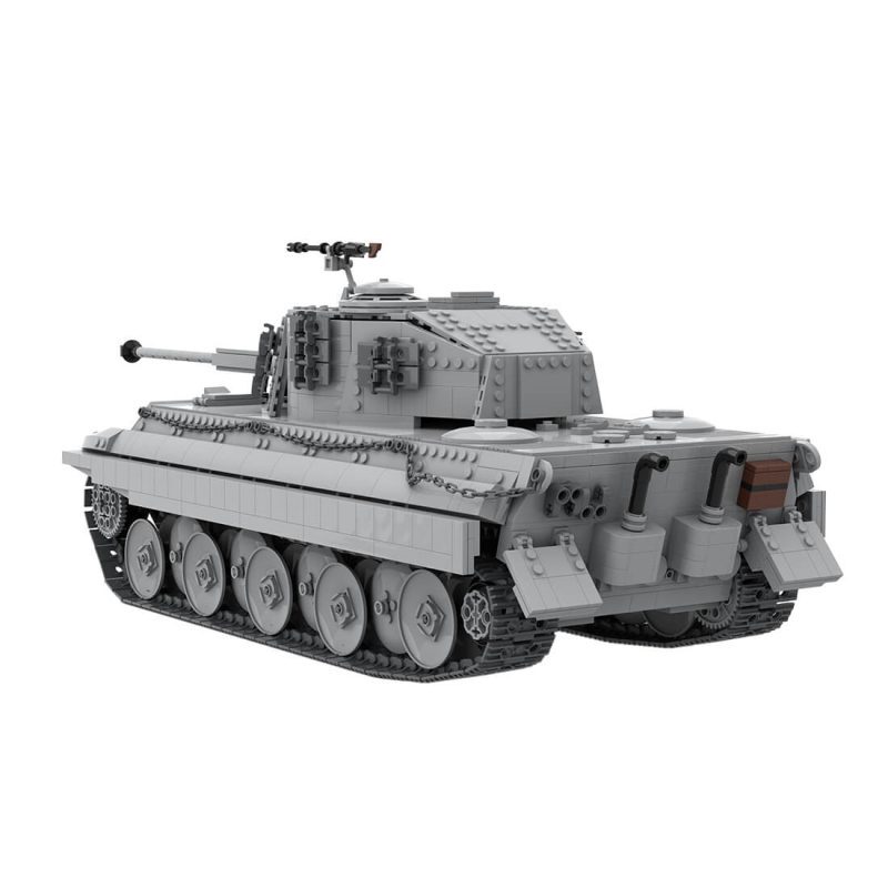 1/16 RC King Tiger Tank Model Dynamic Version/2329 Bricks MOC-130474 ...