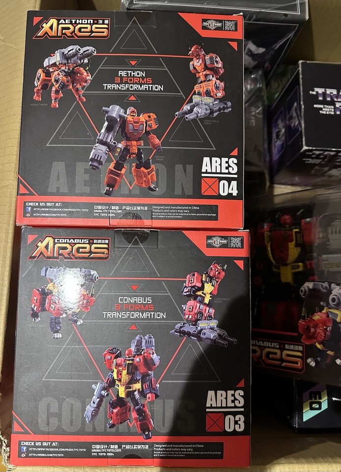 Transformer TFC Toys Combiner ARES 04+CONABUS 03 Masterpiece Predaking ...