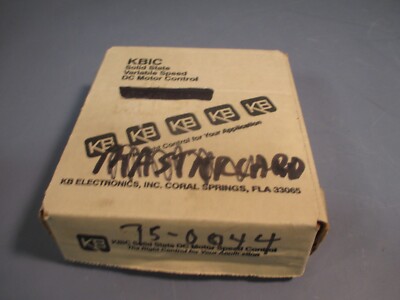KB Electronics KBIC-120 DC Motor Speed Control 0-90 115 VAC 50/60 Hz ...