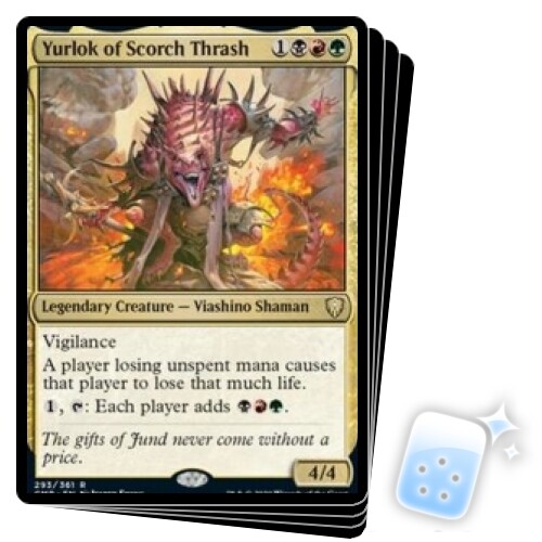 YURLOK OF SCORCH THRASH X4 Commander Legends Magic MTG MINT CARD | eBay