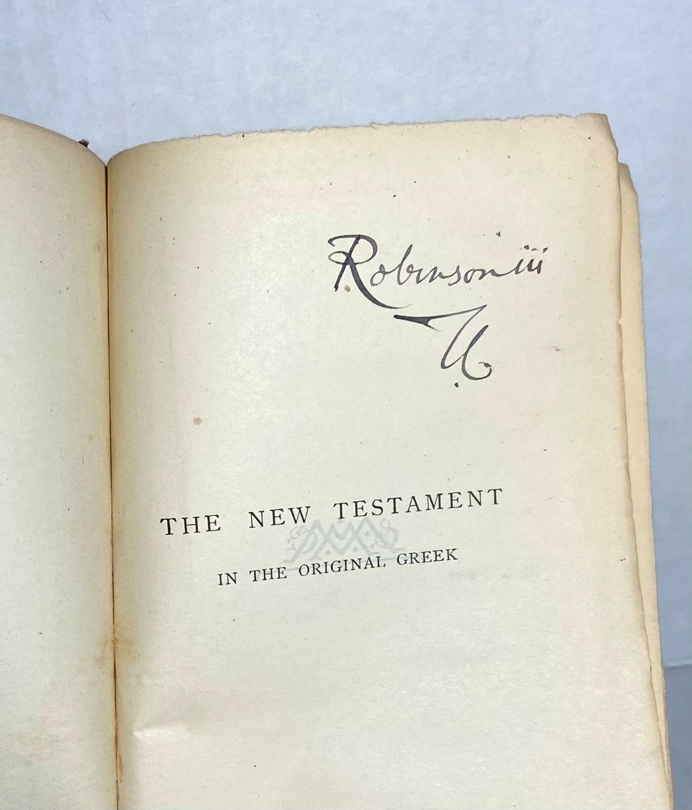 The New Testament in the Original Greek - Westcott, Fenton And Hort ...