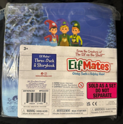Elf Mates Elf on the Shelf 3 Figures Complete Set Includes Book NEW ...