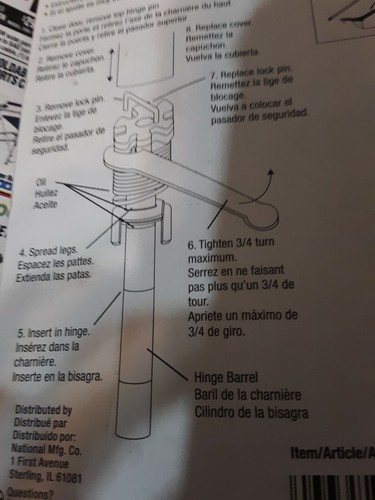 gatehouse 0039439 bronge hinge pin closer with 2 wrenchs | eBay