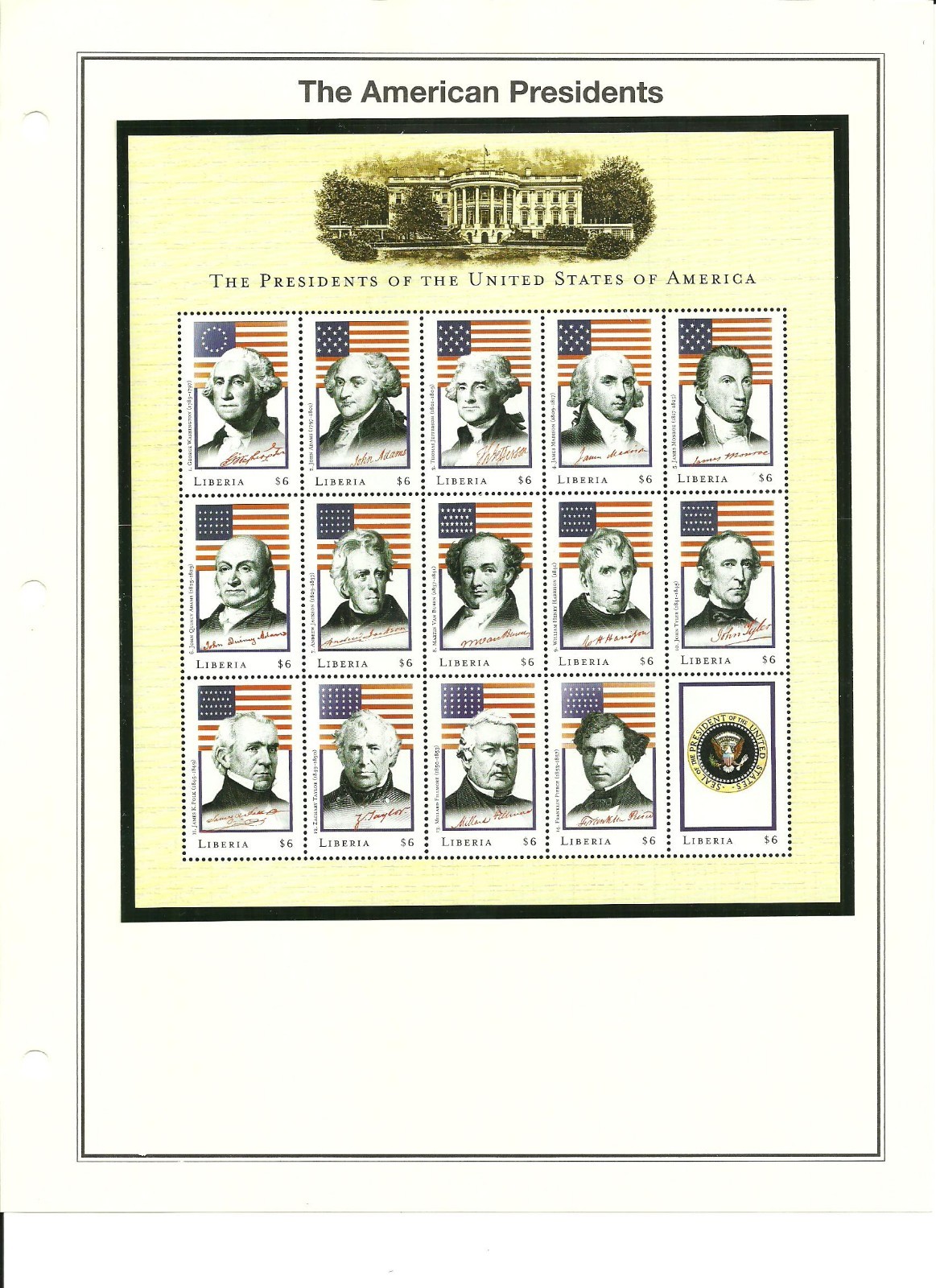 Stamps The Heritage American Presidents Collection by The Mystic Stamps ...