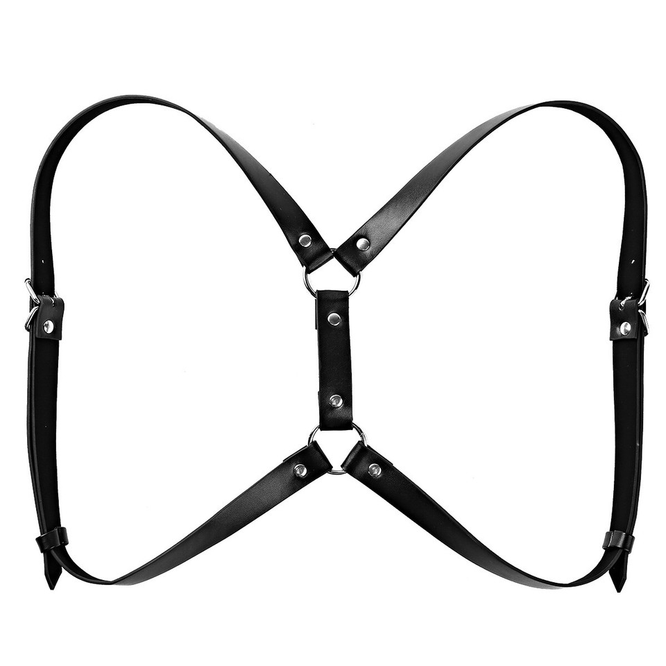 Men Elastic X-Shaped Chest Harness Strap Body Belt Strap Muscle Fancy ...