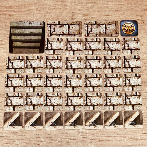 Heroquest 2021 Full Set of Double Sided Tiles Hasbro/Aalon Hill 2021 | eBay