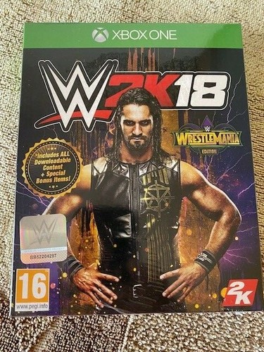 WWE 2K18 Wrestlemania Edition MICROSOFT XBOX ONE NEW SEALED European ...