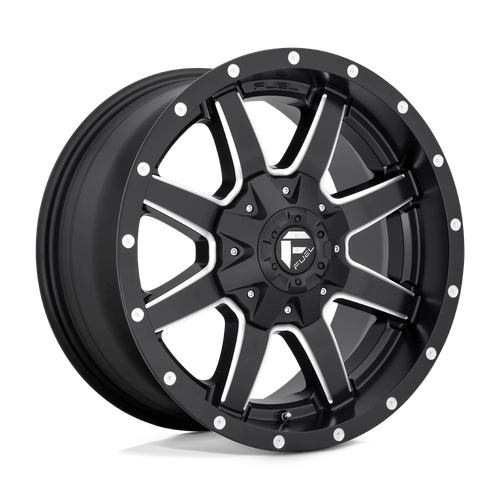 Fuel Maverick D538 17x8.5 +32 Matte Black Milled Wheel 5x114.3 5x120 ...