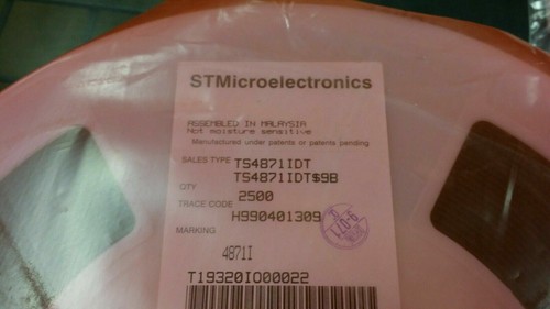 (100 PCS) TS4871IDT ST MICRO Audio Amp Speaker 1-CH Mono 1W Class-AB 8-Pin SOIC | eBay