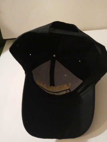 Vietnam Veteran Black Sports Cap Hook And Loop Closure | eBay