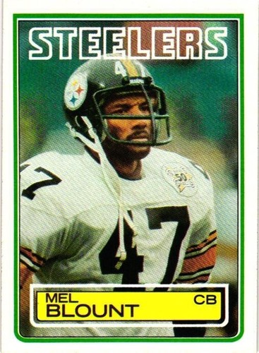 1983 Topps #357 Mel Blount Football card Pittsburgh Steelers! HOF! | eBay