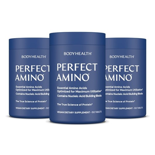 3 PACK BodyHealth PerfectAmino 150 Tablets Essential Amino Acid Supplement | eBay