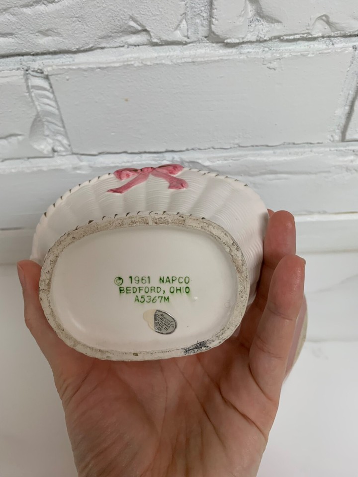 vintage Napco Easter bunny kitsch anthropomorphic planter | eBay