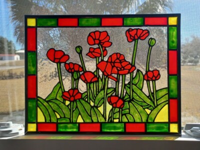 Stained Glass Windows - Painted Glass Window
