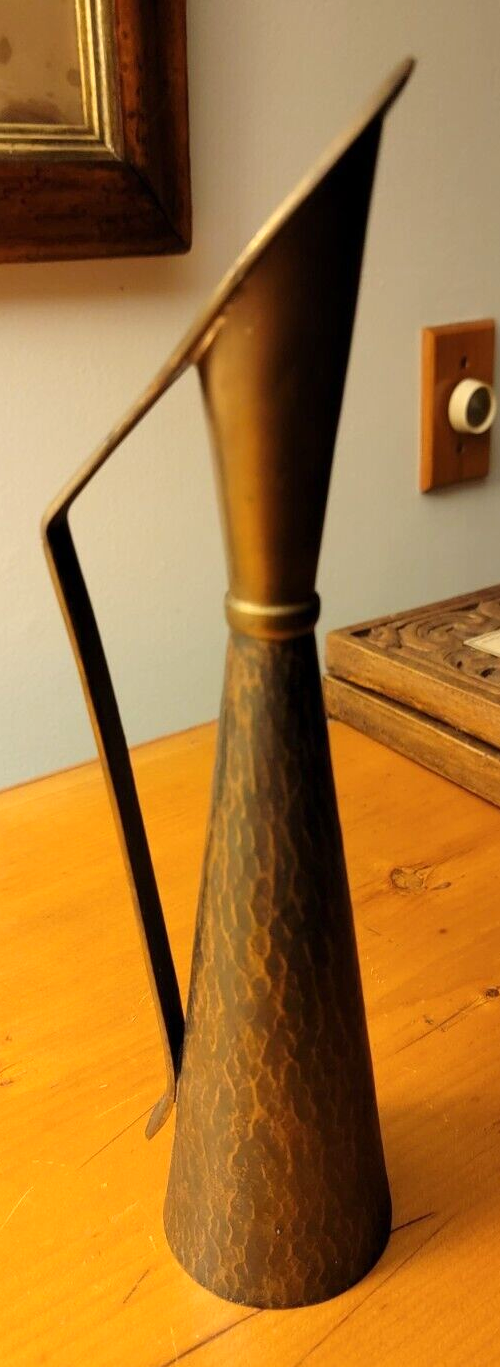Vintage Antique Mid Century Hadar Hand Made In Israel Pitcher Vase ...