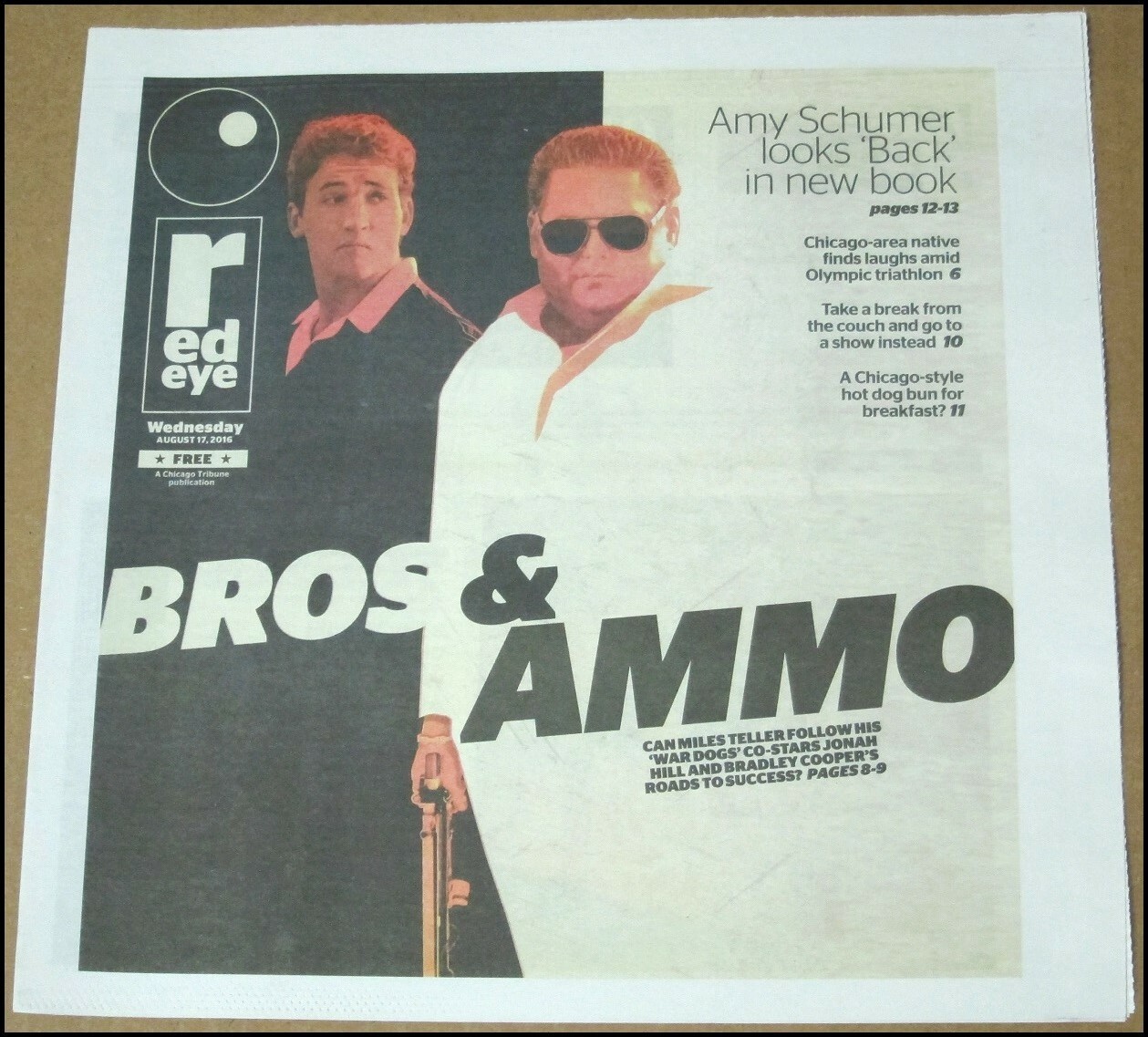 8/17/2016 Red Eye Chicago Newspaper War Dogs Jonah Hill Miles Teller ...