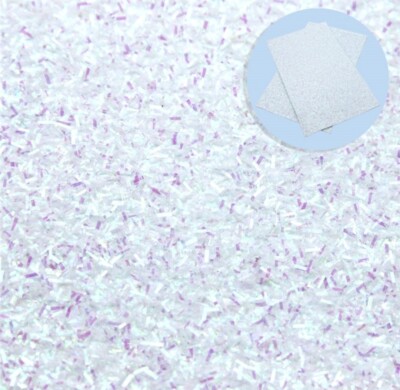 Tinsel Glitter Blue Iridescent FAUX LEATHER SHEET 8" x12" Iridescent ...