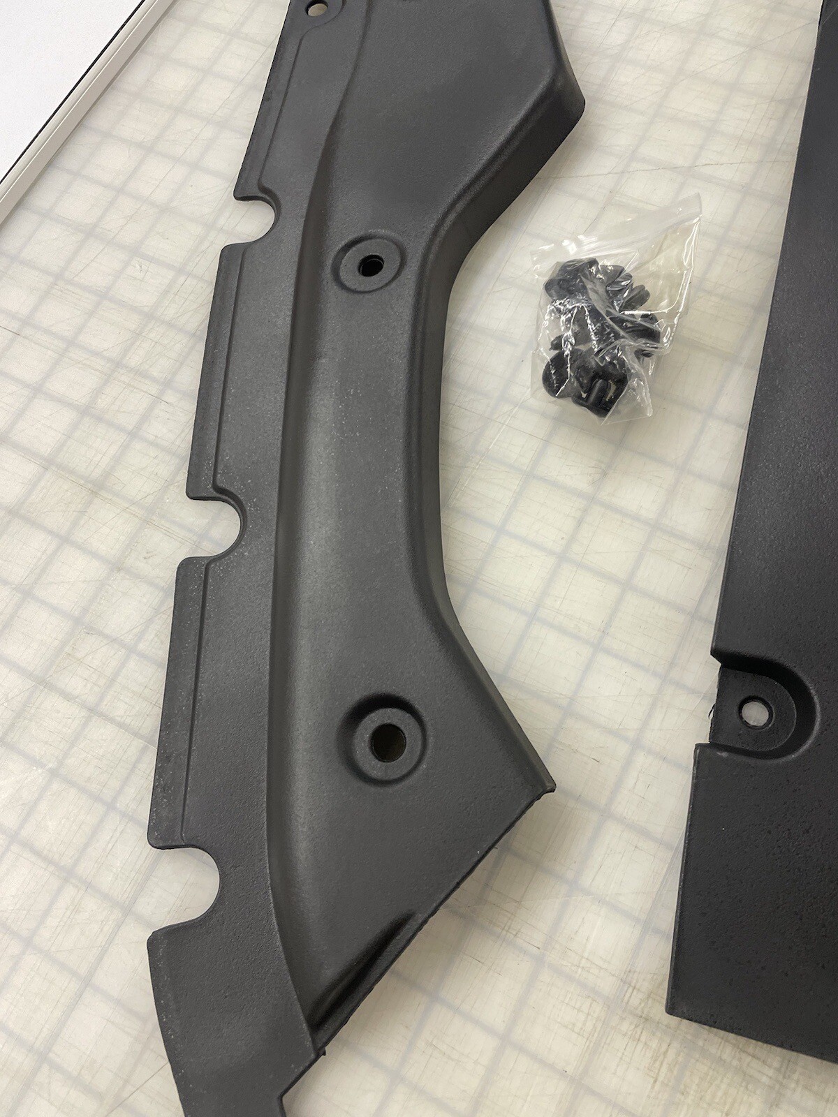 FOR 22-24 Honda Civic Engine Bay Side Panel Cover + Radiator Cooling ...