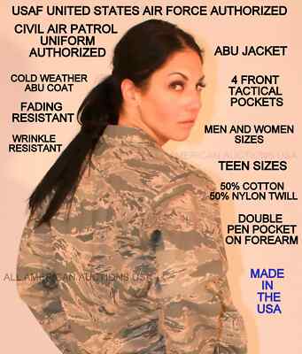 NEW GENUINE US AIR FORCE ABU ALL SIZES UTILITY COAT JACKET TIGER STRIPE ...