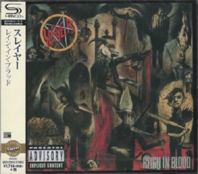 Slayer ‎- Reign In Blood CD - New Remastered Japanese Import - SHM-CD ...