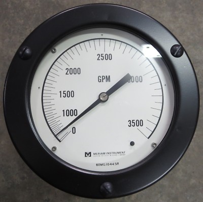 Meriam 1126 Flow Meter 3500 GPM | eBay
