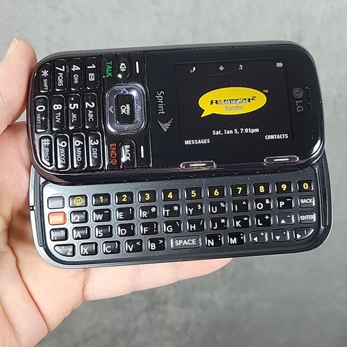 LG Rumor 2 LX265 - Black (Sprint) Cellular Phone, Turns On, READ ...