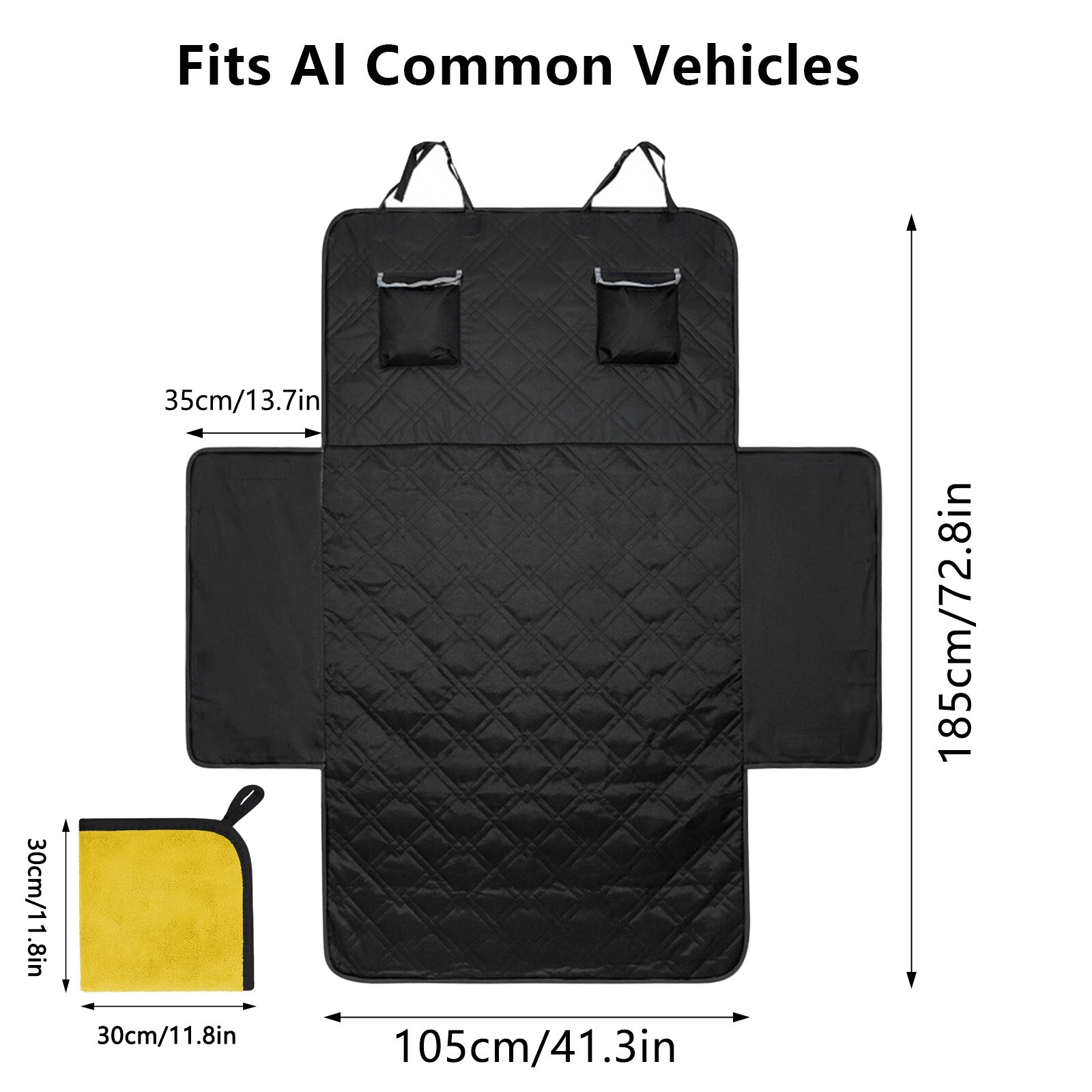 Heavy Duty Quilted Boot Liner Mat Dog Protector For VOLVO XC40 XC60 ...