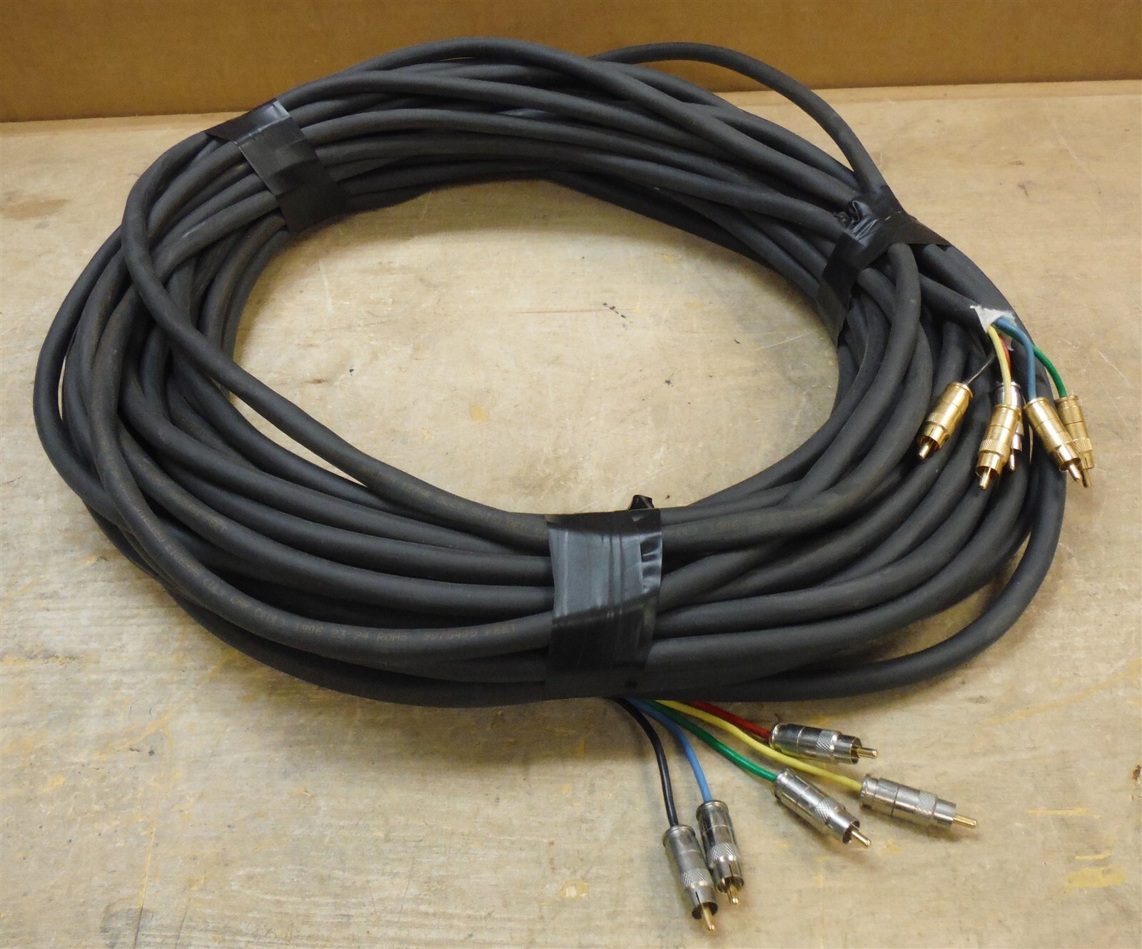 D• 100 Feet of BELDEN 1279R 5C25 High Resolution Component Cable 5 ...