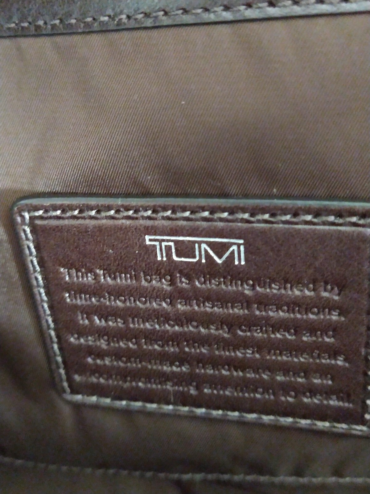 Tumi Messenger Bag with Lock and Keys, Good Condition, Original Receipt ...