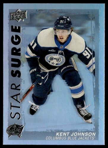 2023-24 Upper Deck Star Surge Kent Johnson Rookie Columbus Blue Jackets ...