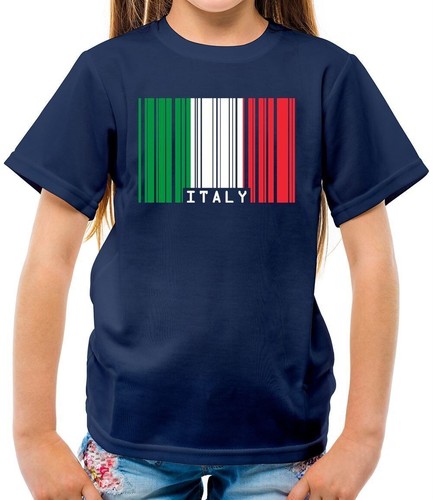Italy Barcode Style Flag - Kids - Italian Barcodes Born Country | eBay