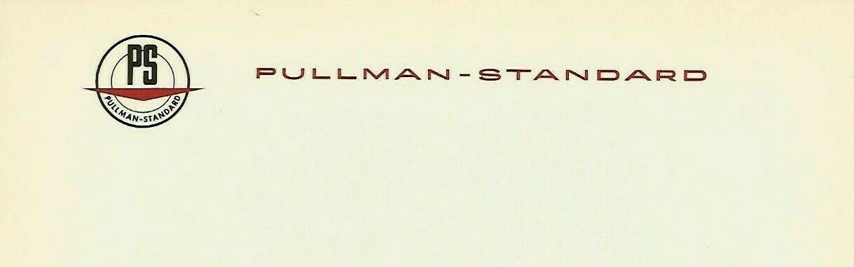 VINTAGE PULLMAN - STANDARD / RAILROAD LETTERHEAD | eBay
