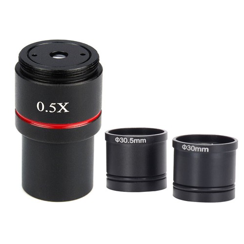 0.5X C Mount Microscope Relay Lens CCD Camera Adapter 23.2mm w/30 30 ...