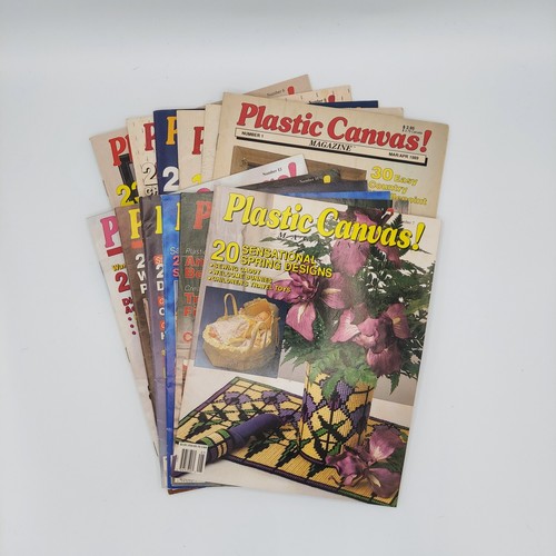 Plastic Canvas! Magazines lot Pattern books 1-12 | eBay