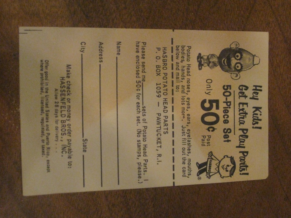 VINTAGE MR POTATO HEAD & FRIENDS LOT RARE WILLY BURGER FRANKY FRANK ...