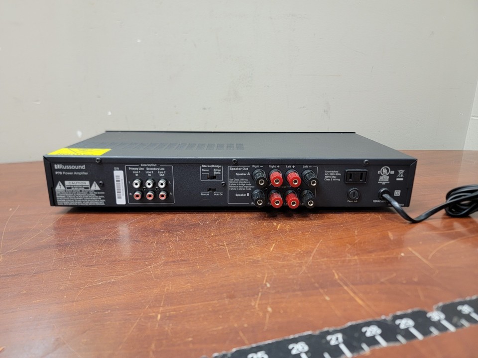Russound P75 400W Max, 2-Channel Dual Source Power Amplifier | eBay