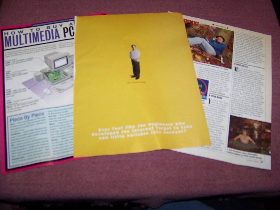 Prodigy Internet Original Print Ads From Magazine Vintage 1996 (Multi ...