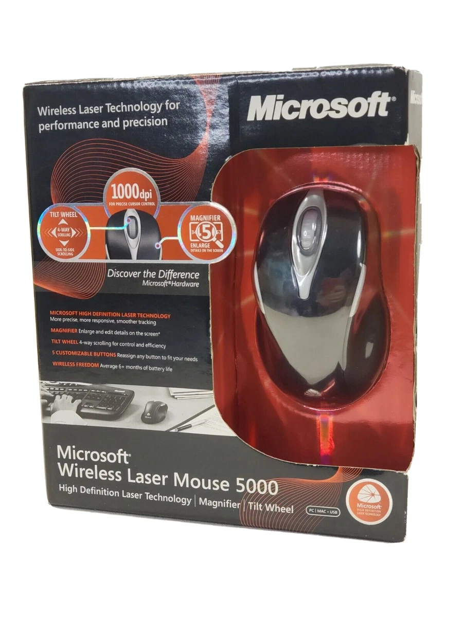 Microsoft Wireless Laser Mouse 5000
