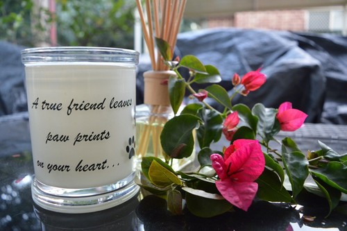 Custom Text / Message / Quote Candle | Personalised | 320gm Soy Wax ...