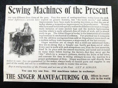 Sewing Machines - 1898 Singer